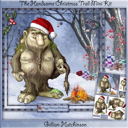 The Handsome Christmas Troll - CUP447278_1443 | Craftsuprint