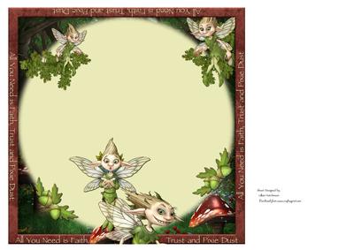 Faith, Trust and Pixie Dust Insert - CUP451634_1443 | Craftsuprint