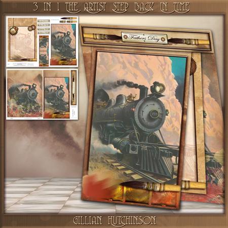 3 in 1 the Artists Step Back in Time - CUP526361_1443 | Craftsuprint