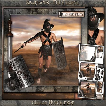 Spartacus - the Charge - CUP550374_1443 | Craftsuprint