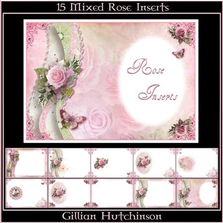 Mixed Roses Inserts - CUP635626_1443 | Craftsuprint