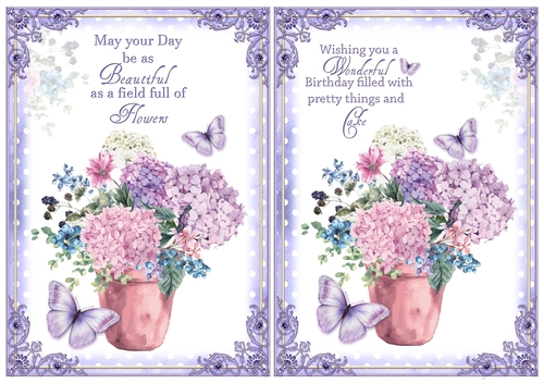 2 Birthday Card Fronts - CUP722992_1443 | Craftsuprint