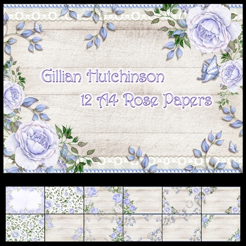 Blue Rose Papers - CUP727509_1443 | Craftsuprint