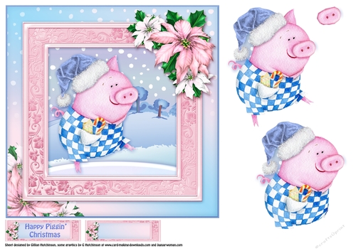 Piggin Christmas - CUP730247_1443 | Craftsuprint