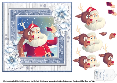 Santa Selfie - CUP744324_1443 | Craftsuprint