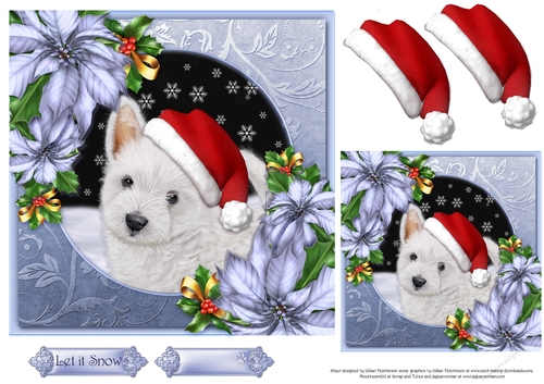 Santa Paws 1 - CUP746721_1443 | Craftsuprint