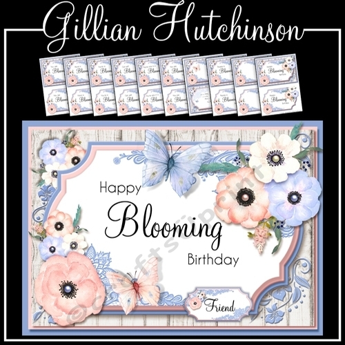 Blooming Card Kit - CUP796090_1443 | Craftsuprint