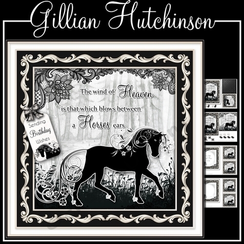 Delicate Words - Horse - CUP796635_1443 | Craftsuprint