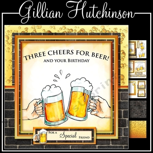 Three Cheers for Beer...and your Birthday - CUP885369_1443 | Craftsuprint