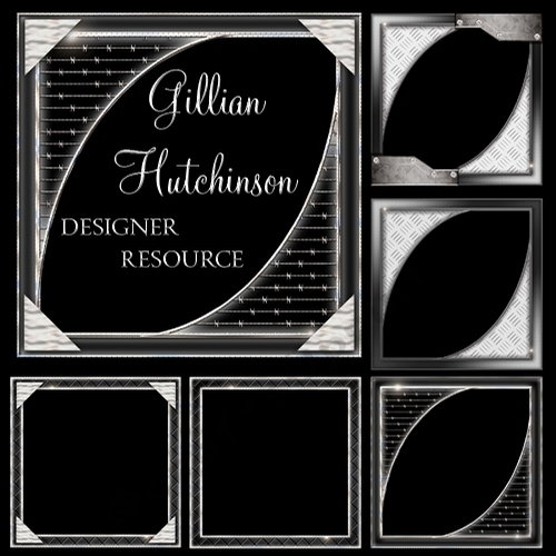 DESIGNER RESOURCE SILVER METALLIC FRAMES - CUP994261_1443 | Craftsuprint