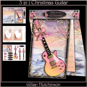 3 in 1 Christmas Guitar - Photo by Cynthia - Designed & Made to be ...