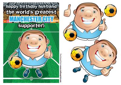 Manchester City Football Club Happy Birthday Husband - CUP283090_971 ...