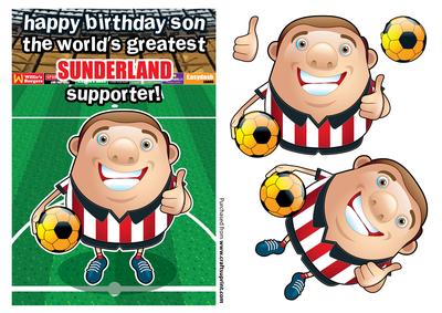 Sunderland Football Club Happy Birthday Son - CUP283162_971 | Craftsuprint