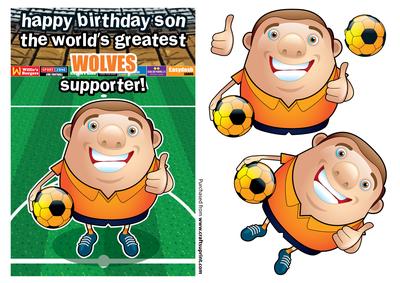 Wolverhampton Wanderers Football Club Happy Birthday Son - CUP284810 ...