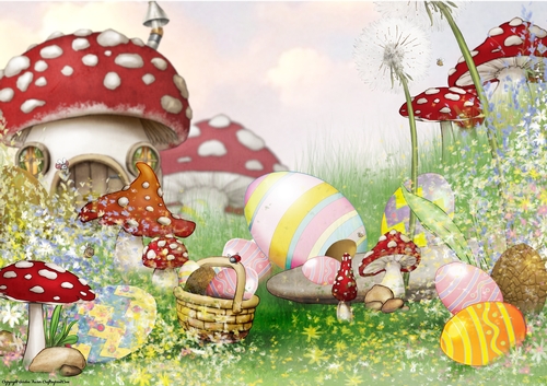 Easter Egg Field (Horizontal) - CUP1205178_437 | Craftsuprint