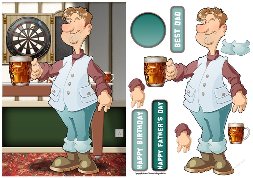 Beer Dad - CUP1209919_437 | Craftsuprint