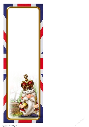 Coronation Gnome Large Vertical DL Insert - CUP1210712_437 | Craftsuprint