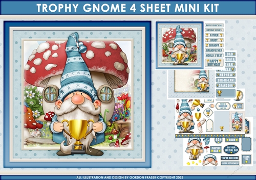 Trophy Gnome 4 Sheet Mini Kit - CUP1219082_437 | Craftsuprint