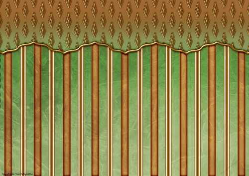 Art Deco Triple Stripe Paper (Green) - CUP1260496_437 | Craftsuprint