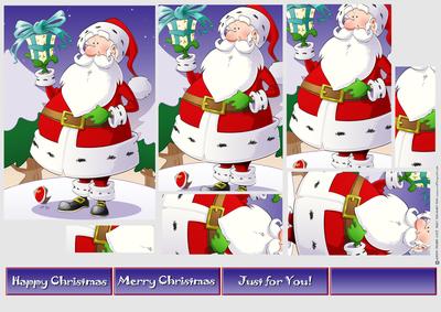 Santa Dude Pyramid. - CUP126248_437 | Craftsuprint