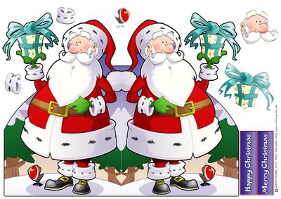 Santa Dude Shaped. - CUP126249_437 | Craftsuprint