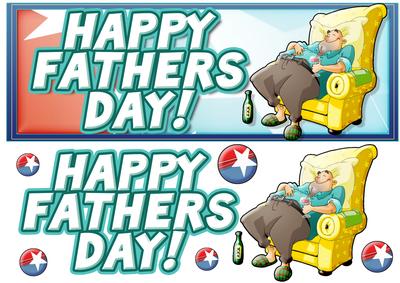 Lazy Dad Dude Fathers Day Large Dl - CUP209274_437 | Craftsuprint