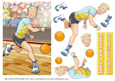 Netball Dude (male) - CUP232091_437 | Craftsuprint