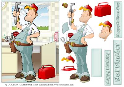 Plumber Dude - CUP250766_437 | Craftsuprint