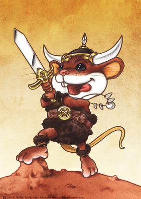 Viking Mouse A4 - CUP288711_437 | Craftsuprint