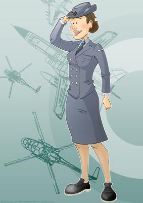 Raf Lady A4 - CUP328442_437 | Craftsuprint