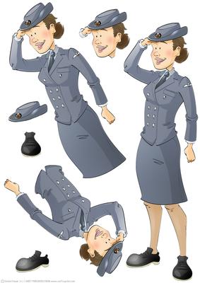 Raf Lady Decoupage Sheet - CUP328779_437 | Craftsuprint