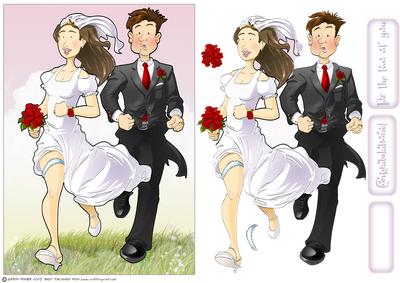 The Runaway Bride - CUP360426_437 | Craftsuprint