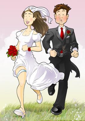 The Runaway Bride A4 - CUP360563_437 | Craftsuprint