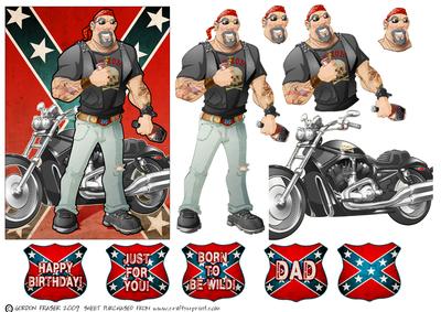 Angel of Hell Confederate Flag Dude - CUP376263_437 | Craftsuprint