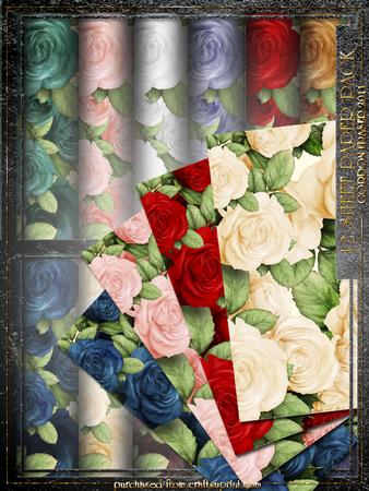 Rose Backing Paper Kit - CUP387364_437 | Craftsuprint