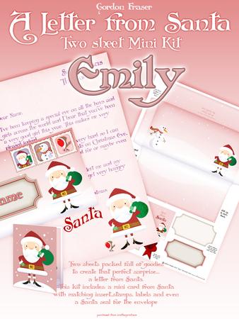 A Letter from Santa (emily) - CUP484984_437 | Craftsuprint
