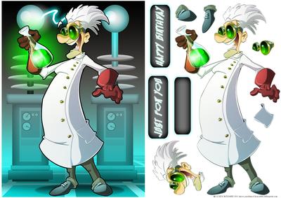 Mad Scientist Dude - CUP485511_437 | Craftsuprint