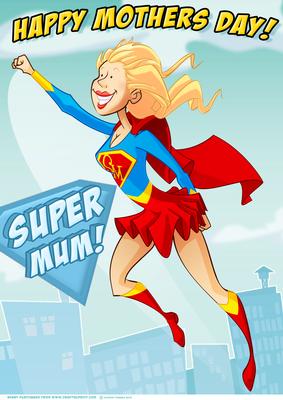 Supermum A4 Blue - CUP49520_437 | Craftsuprint