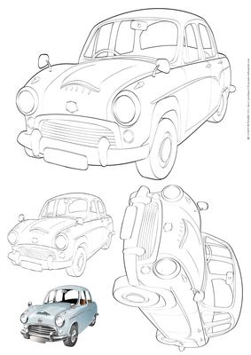 The Cars the Star! Digital Stamp - CUP496347_437 | Craftsuprint