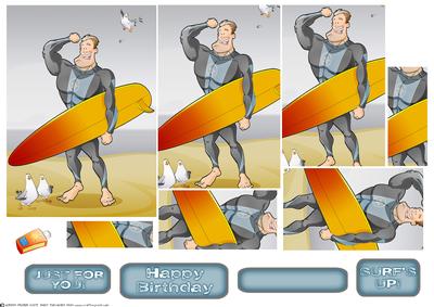 Surf Dude Ii Pyramid - CUP522050_437 | Craftsuprint