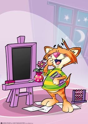 Clever Cat A4 - CUP563646_437 | Craftsuprint