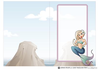 Blonde Mermaid Dudess Insert - CUP636821_437 | Craftsuprint