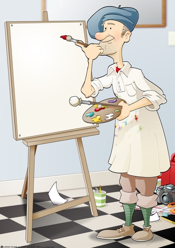 Artist Dude A4 - CUP739797_437 | Craftsuprint