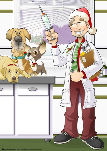 Christmas Vet Dude A4 - CUP751696_437 | Craftsuprint