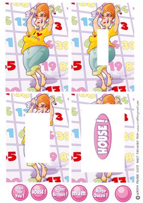 Bingo Queen Inverted Pyramid. - CUP84100_437 | Craftsuprint