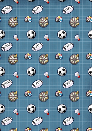 Sports Paper Blue - CUP935616_437 | Craftsuprint
