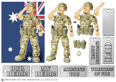Australian Army Dude. - CUP94014_437 | Craftsuprint
