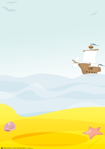 Pirate Dude Beach Scene/background - CUP961493_437 | Craftsuprint