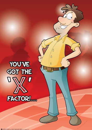 X-Factor Dude A4 - CUP963068_437 | Craftsuprint
