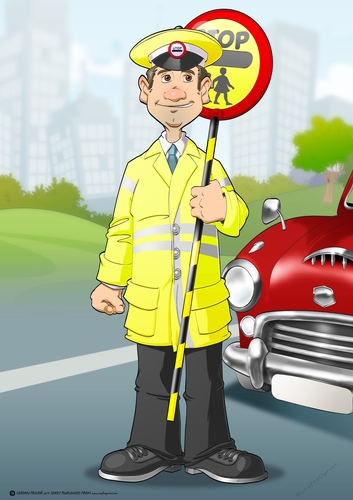 Lollipop Man Dude A4 - CUP994672_437 | Craftsuprint